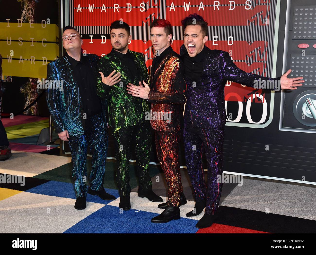 Sean Waugaman, from left, Eli Maiman, Nicholas Petricca, and Kevin Ray ...
