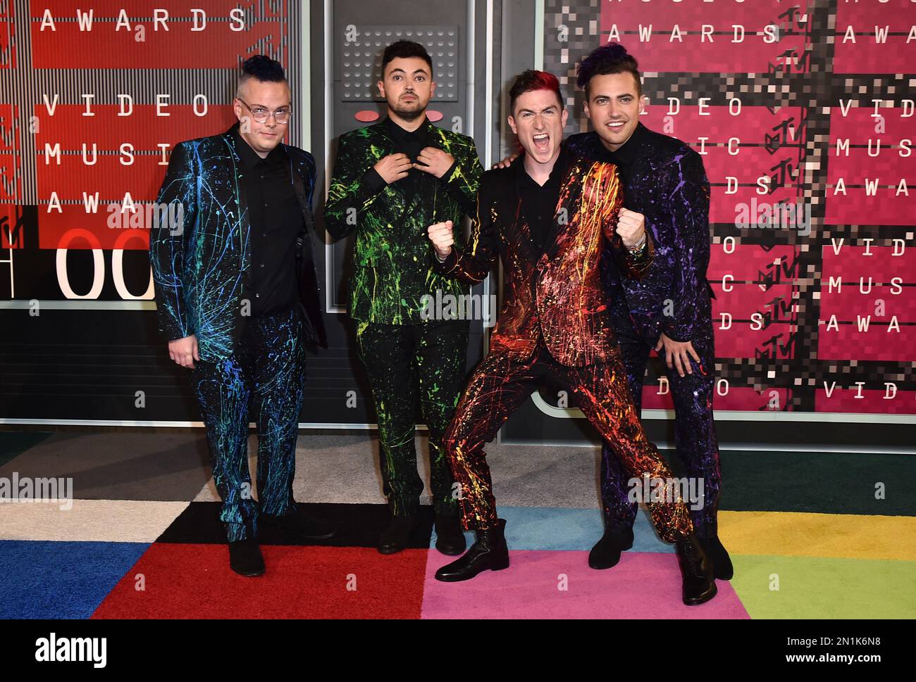 Sean Waugaman, from left, Eli Maiman, Nicholas Petricca, and Kevin Ray ...