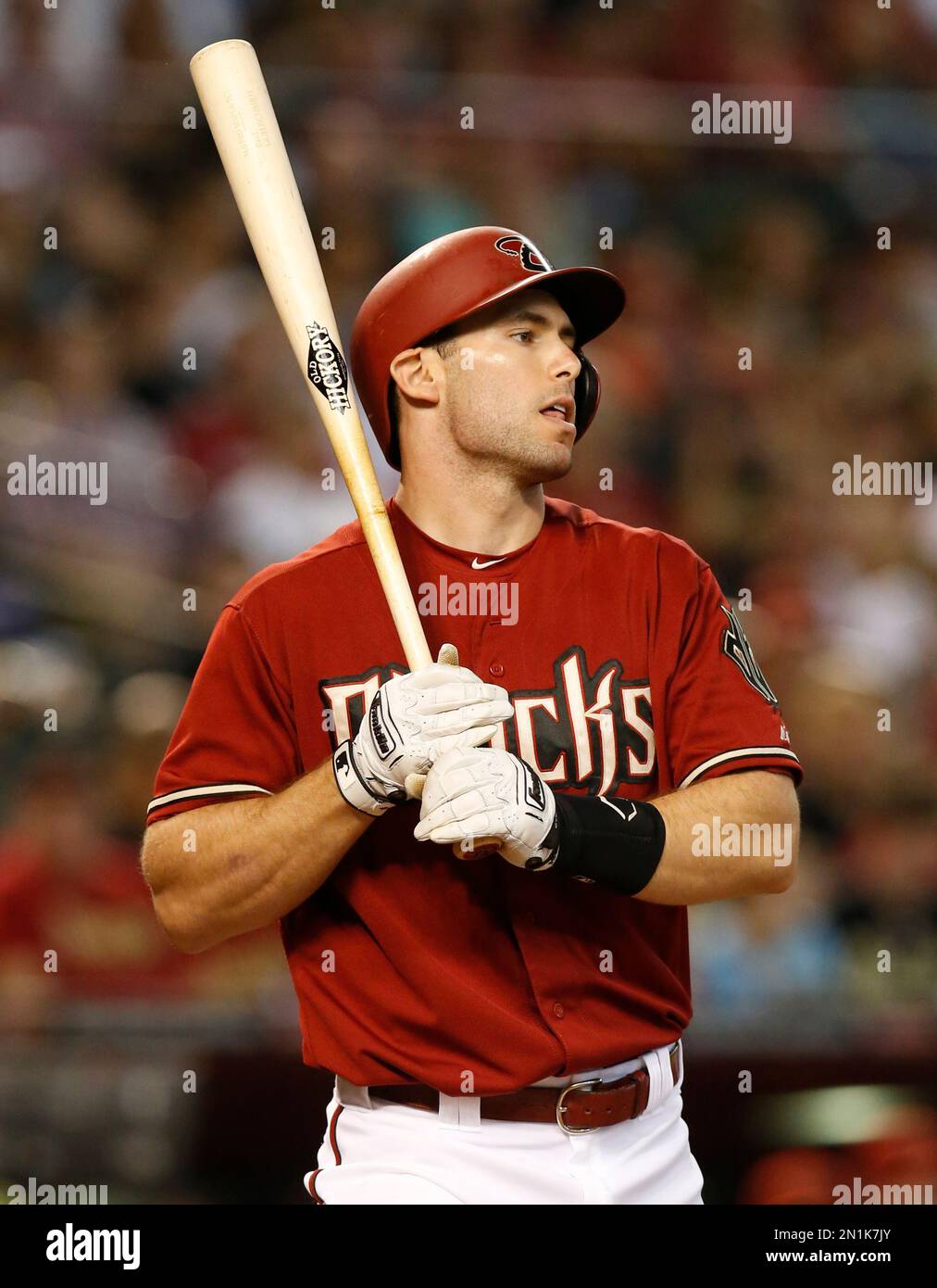 Arizona Diamondbacks first baseman Paul Goldschmidt (44) gets ready to ...