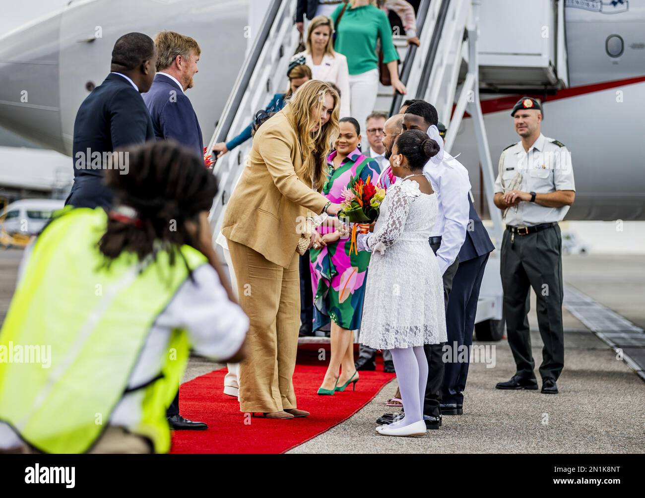 SINT MAARTEN - King Willem-Alexander, Queen Maxima and Princess Amalia ...