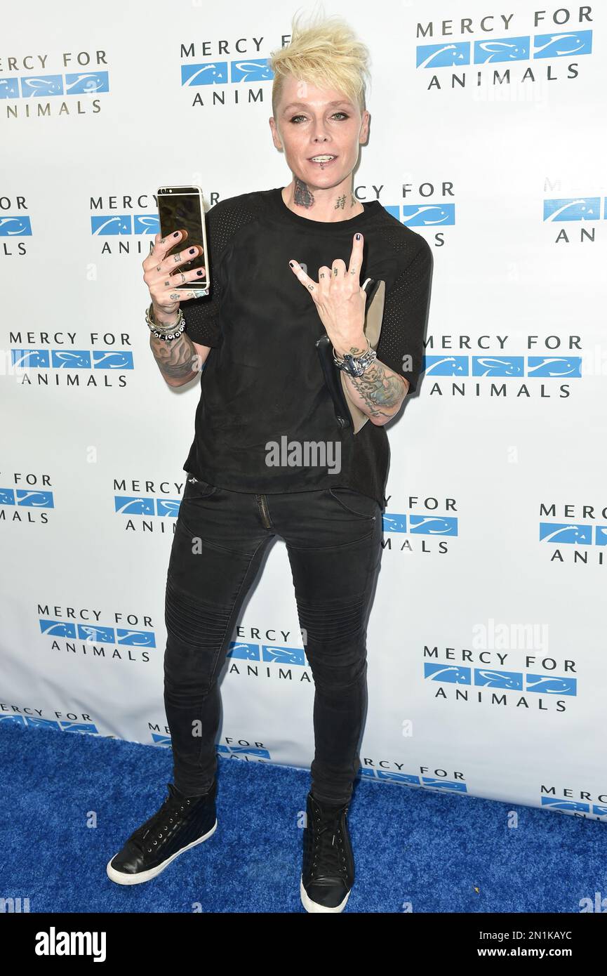 Otep arrives at "Mercy For Animals' Hidden Heroes Gala" held at Unici ...