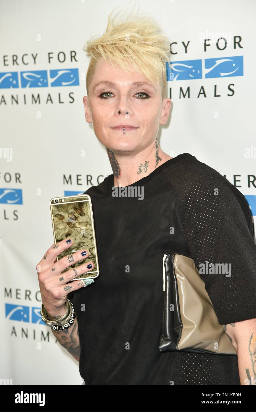 Otep arrives at "Mercy For Animals' Hidden Heroes Gala" held at Unici ...