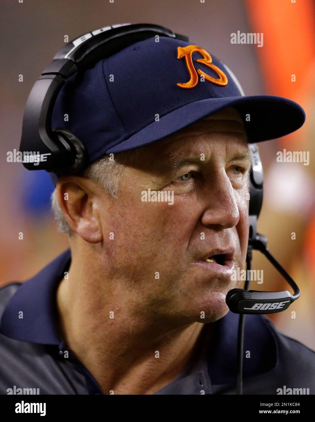 Chicago Bears head coach John Fox in the first half of an NFL preseason ...