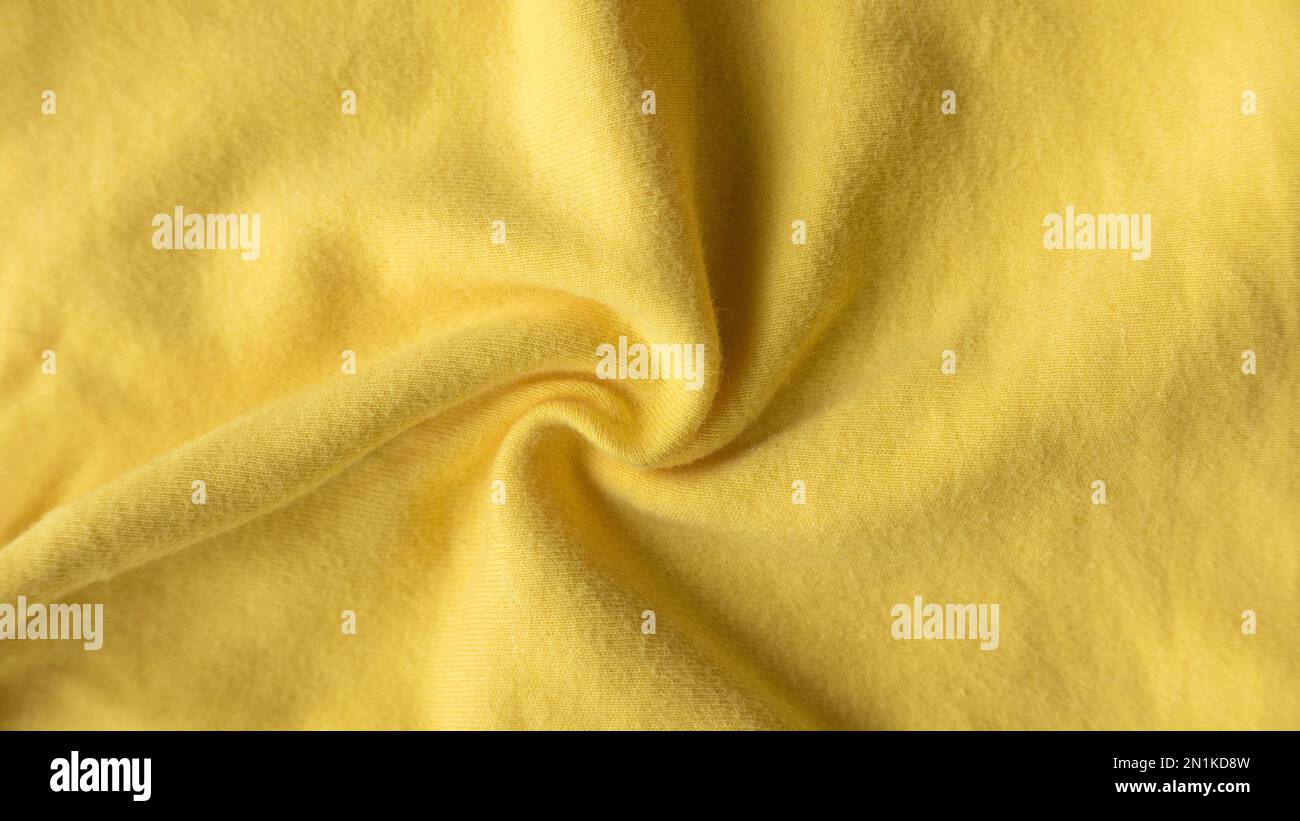 Textile and texture template. Yellow cotton cloth fabric. Background ...