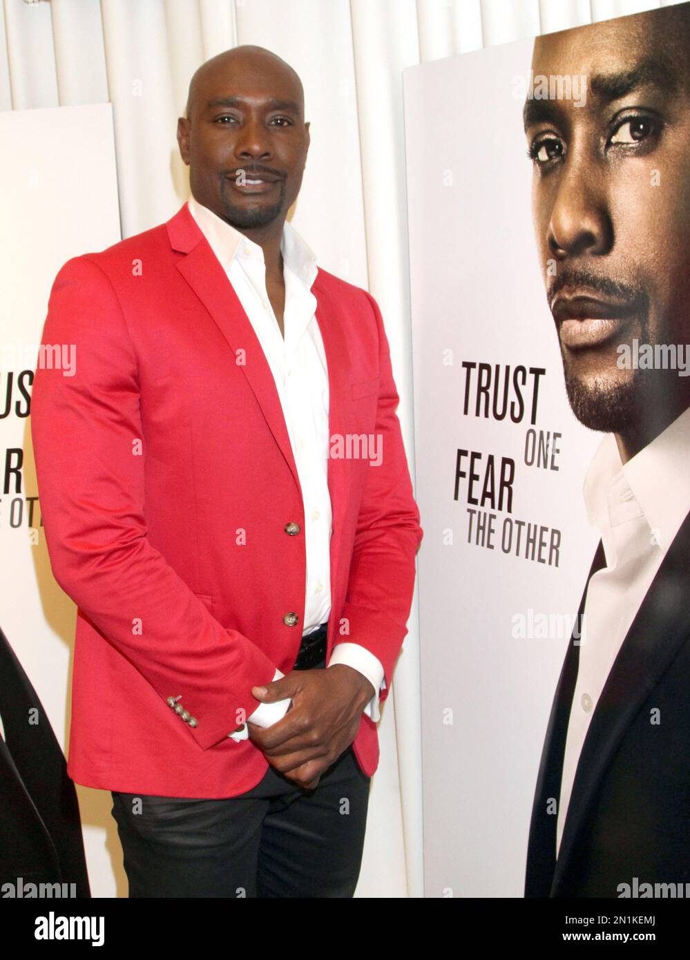 Actor Morris Chestnut seen at "The Perfect Guy" Photo Call at SLS Hotel ...