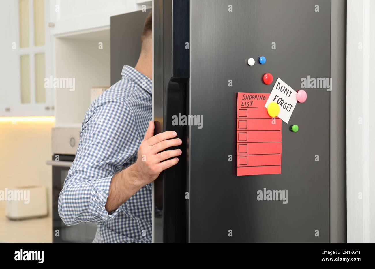 Refrigerator door magnets hi-res stock photography and images - Alamy