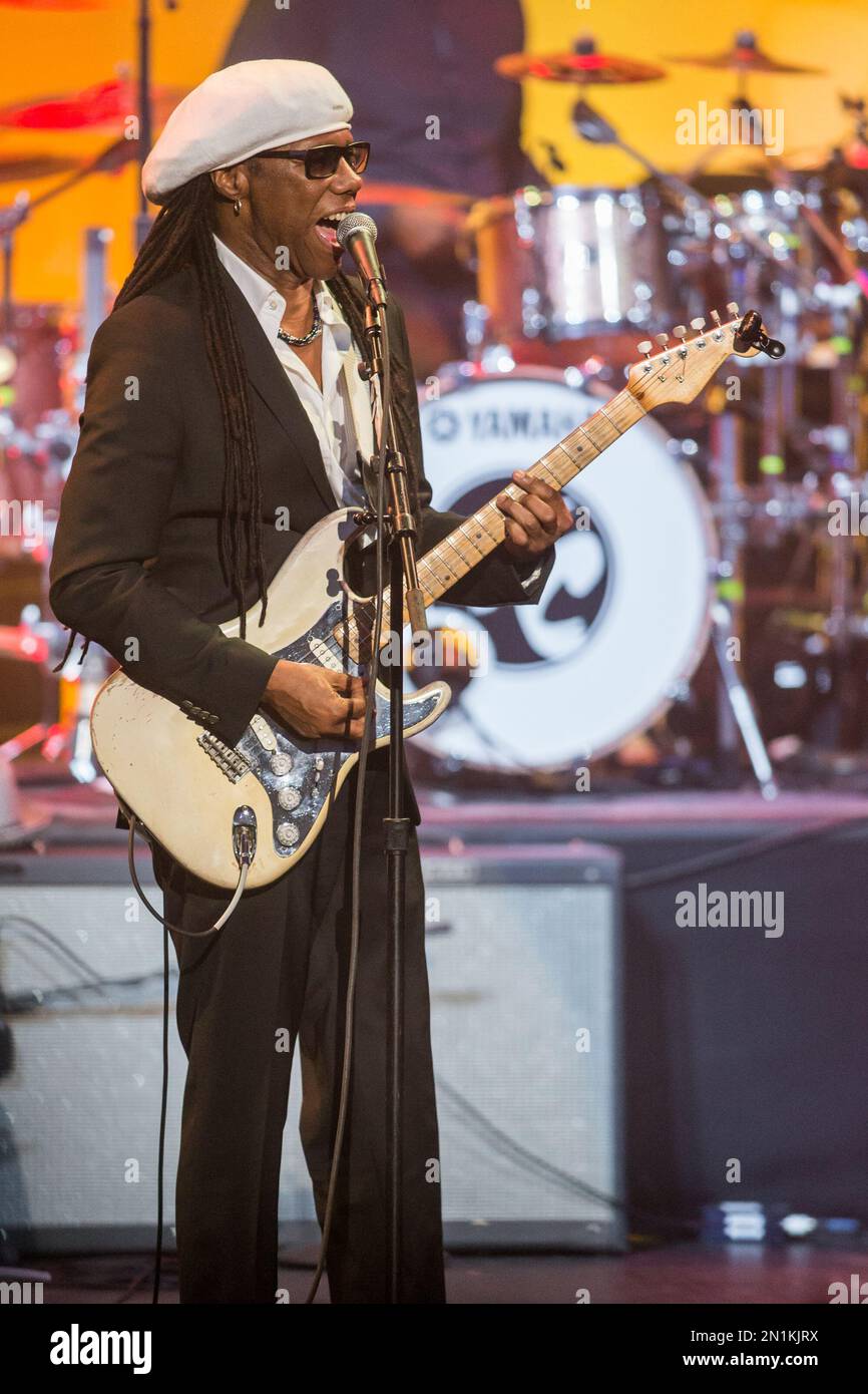 Nile Rodgers performs on stage during the 2015 BMI R&B/Hip-Hop Awards ...