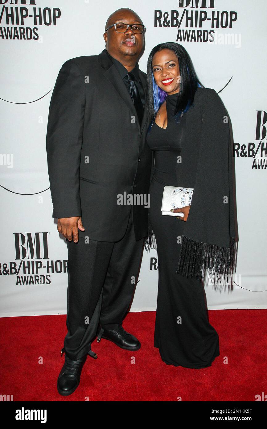 E-40, left, and Tracy Stevens attend the 2015 BMI R&B/Hip-Hop Awards at ...