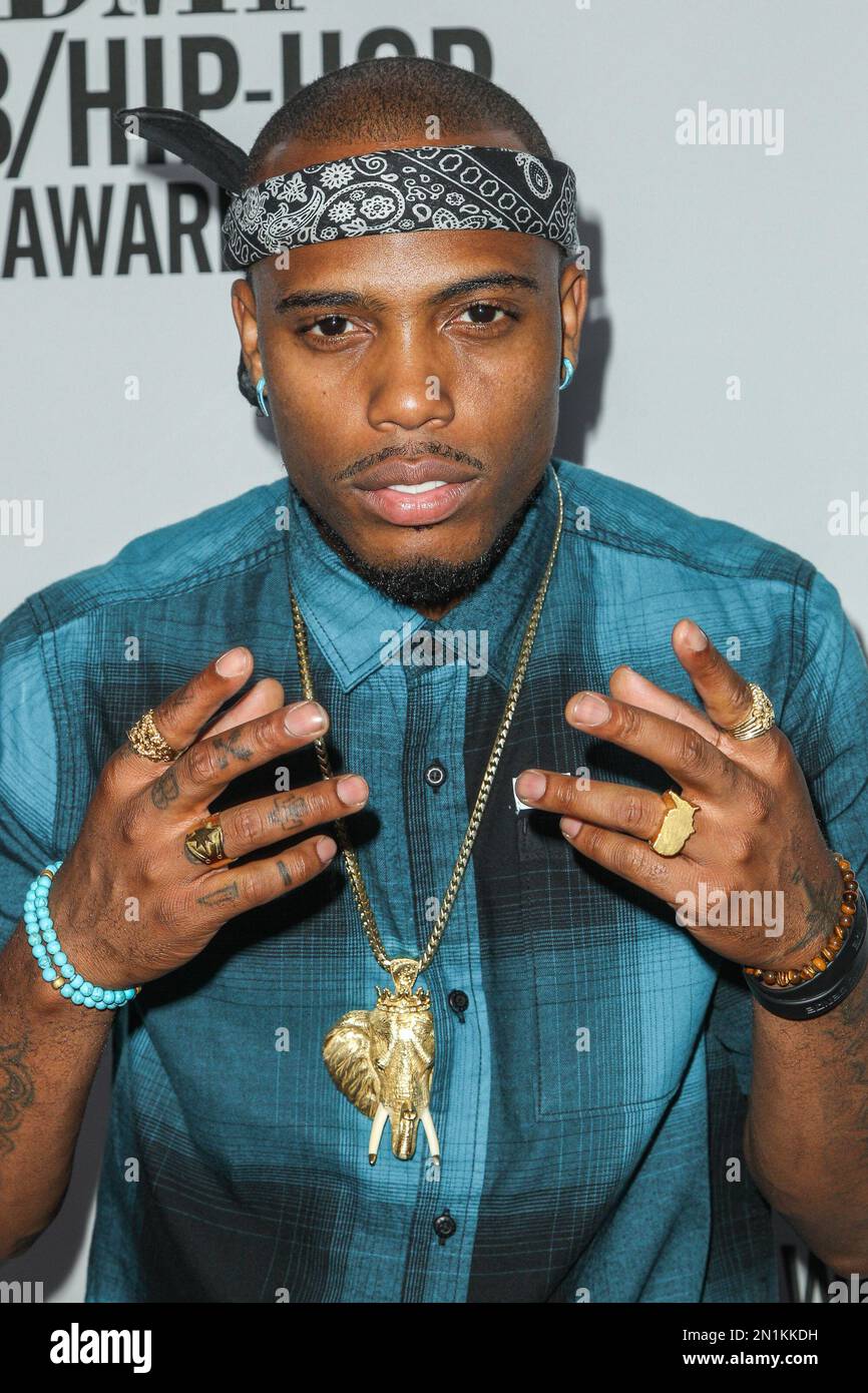B.o.B attends the 2015 BMI R&B/Hip-Hop Awards at the Saban Theatre on ...