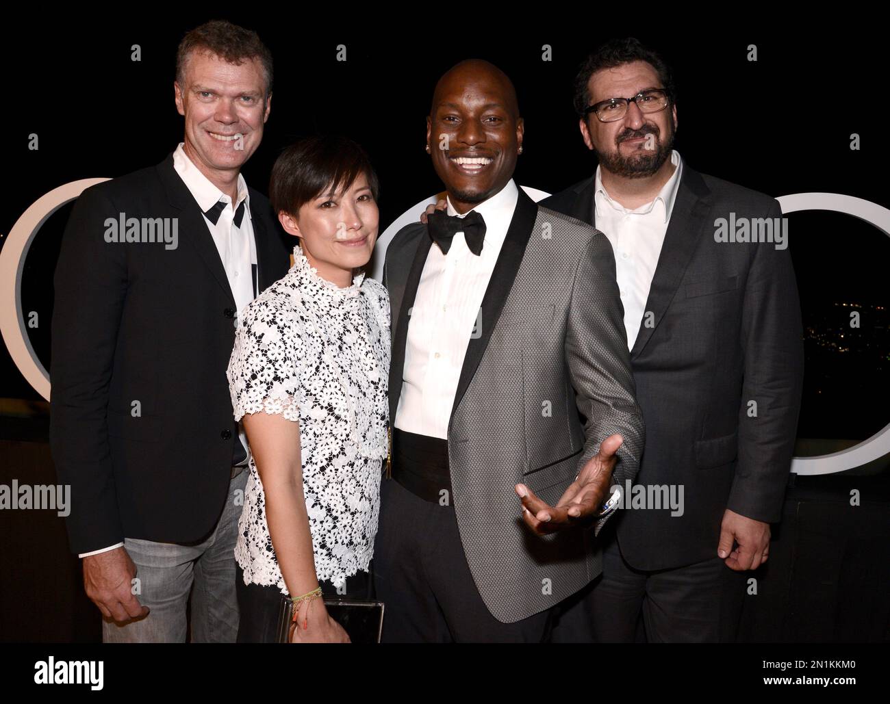 Pierre Denis, Jimmy Choo ceo, from left, Sandra Choi, Jimmy Choo ...