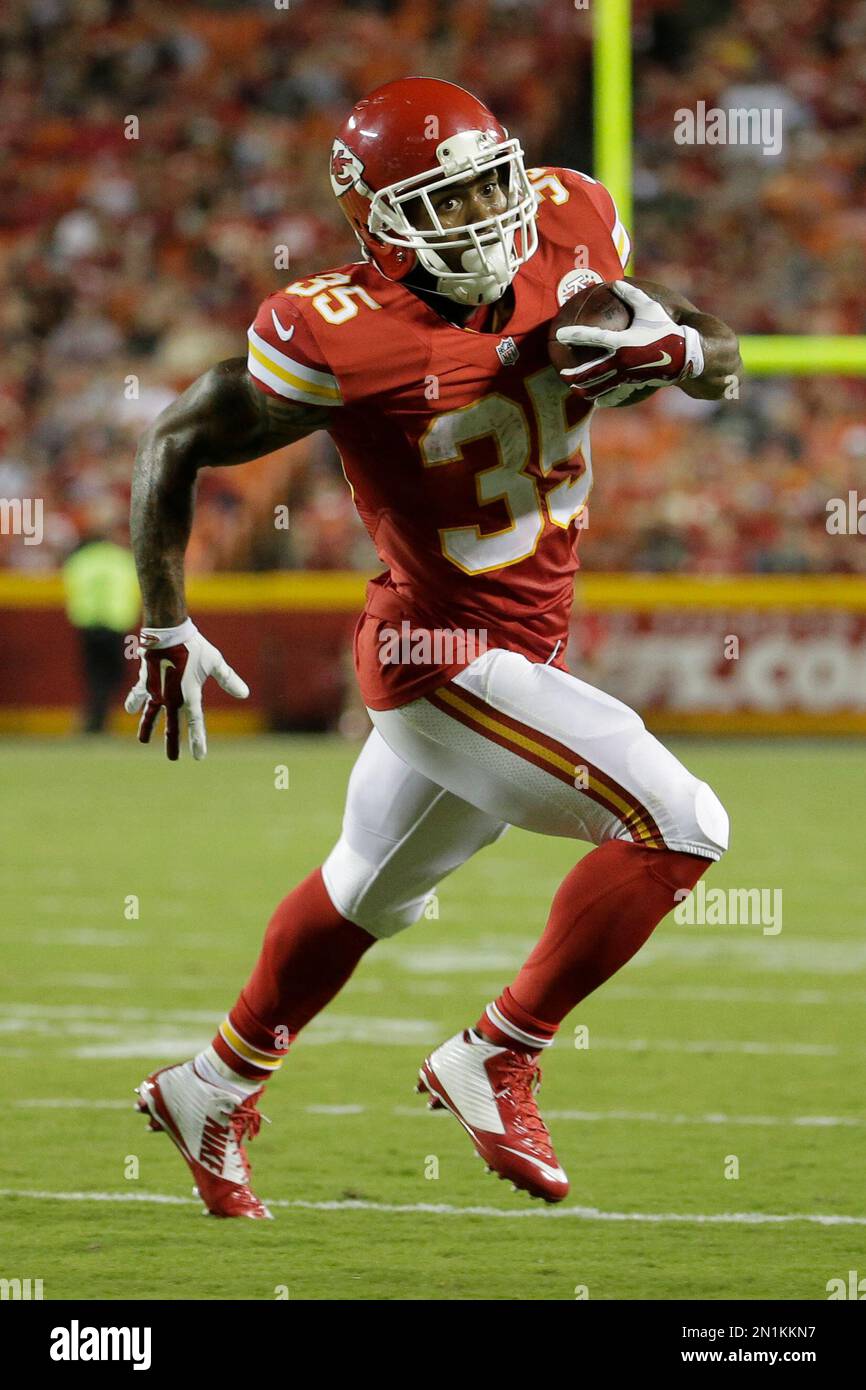 Kansas City Chiefs running back Charcandrick West (35) runs during the ...