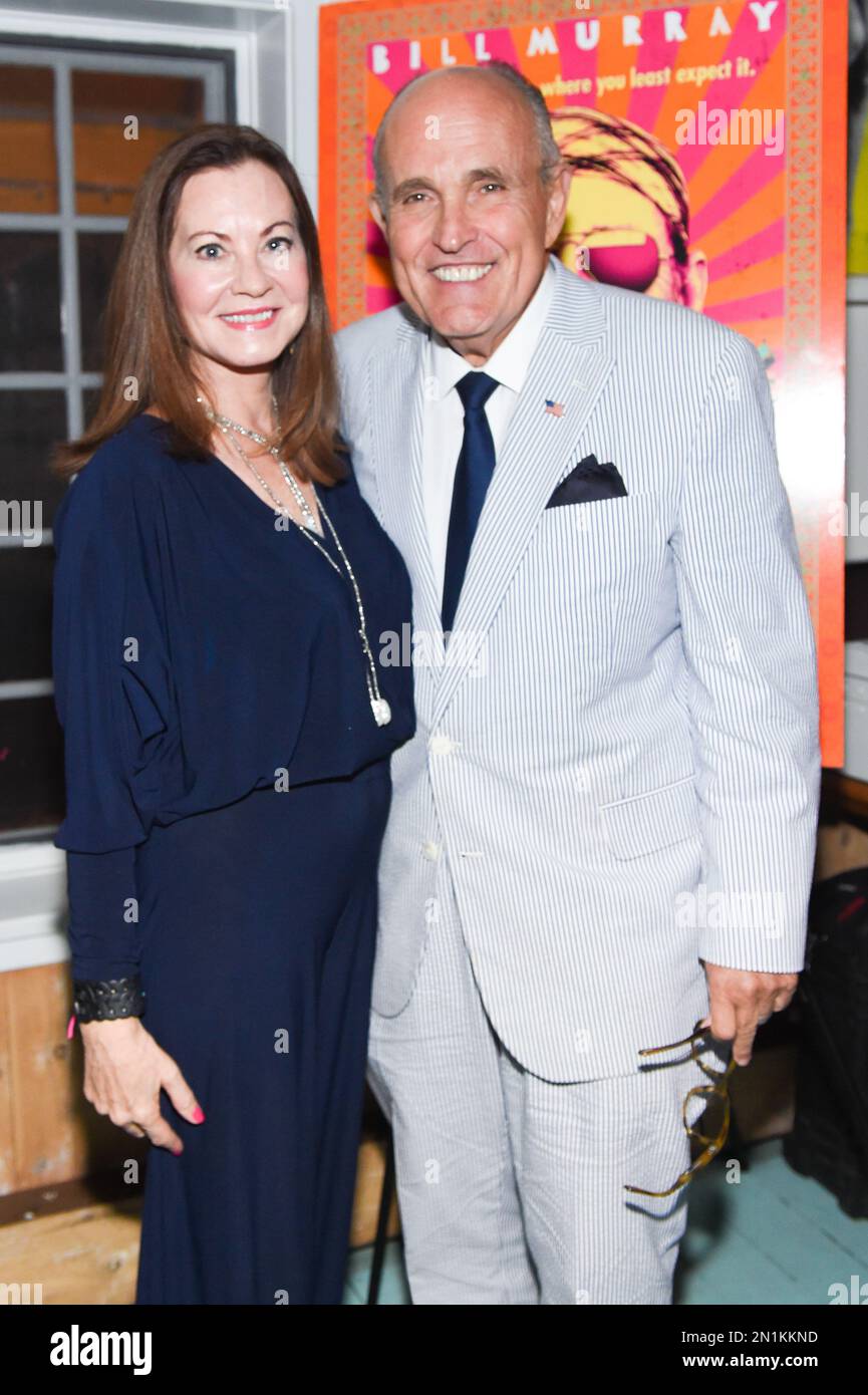EXCLUSIVE - Rudy Giuliani, right, and Judith Giuliani attend the ...