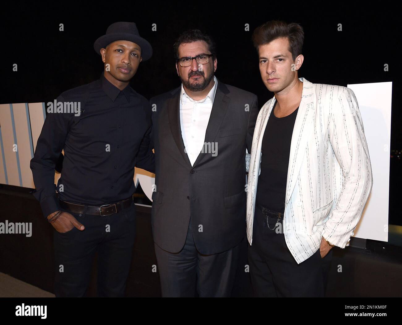 Kenna, from left, Tony Gervino, Billboard editor in chief, and Mark ...