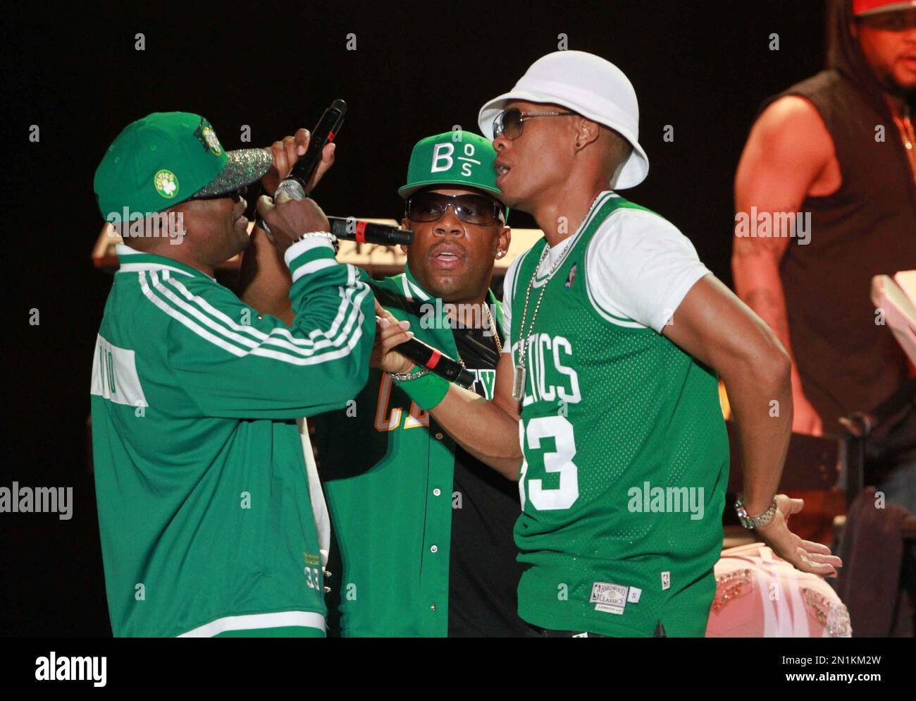 Ricky Bell, Michael Bivins and Ronnie DeVoe with Bell Biv DeVoe ...