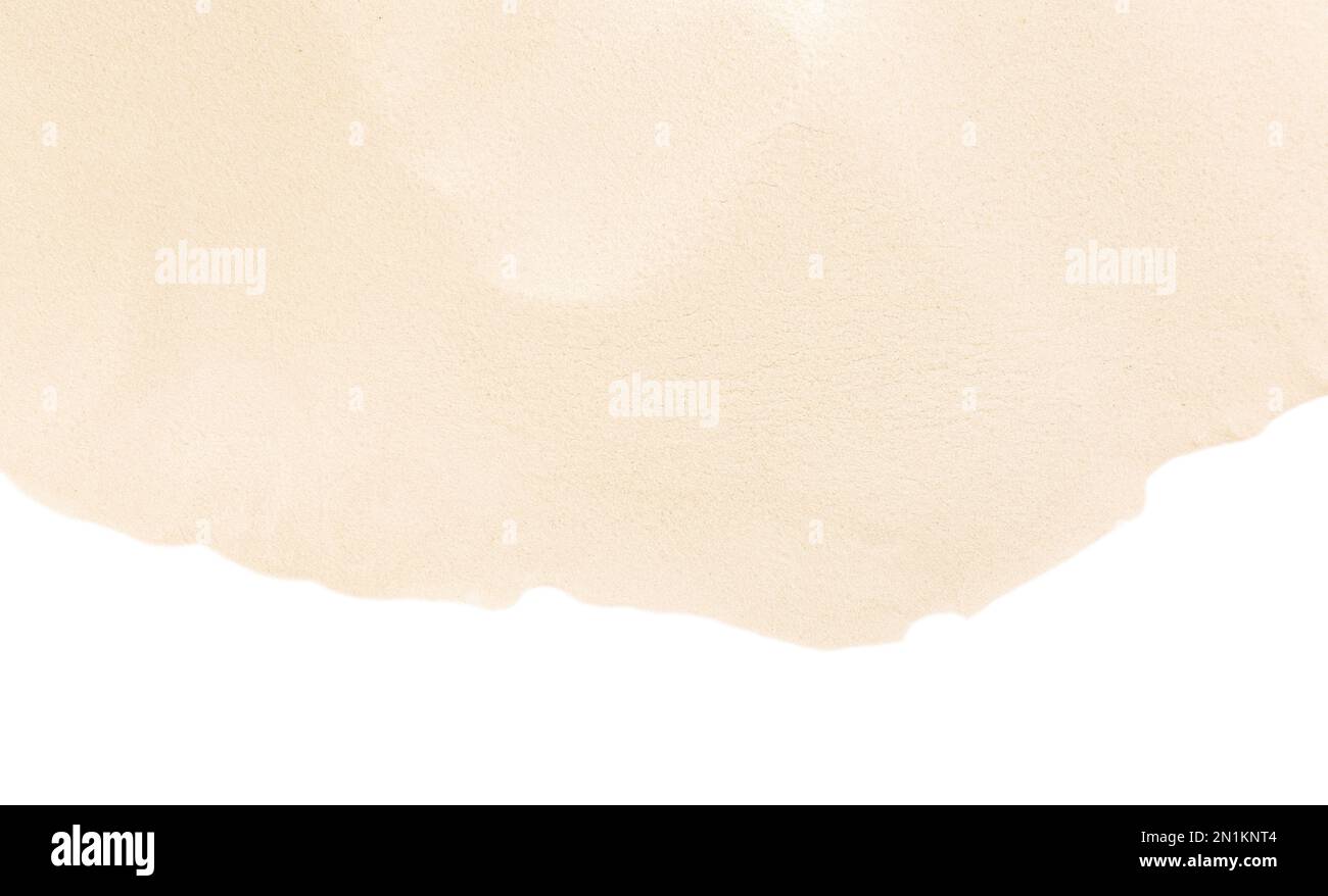 Dry beach sand on white background, top view Stock Photo - Alamy