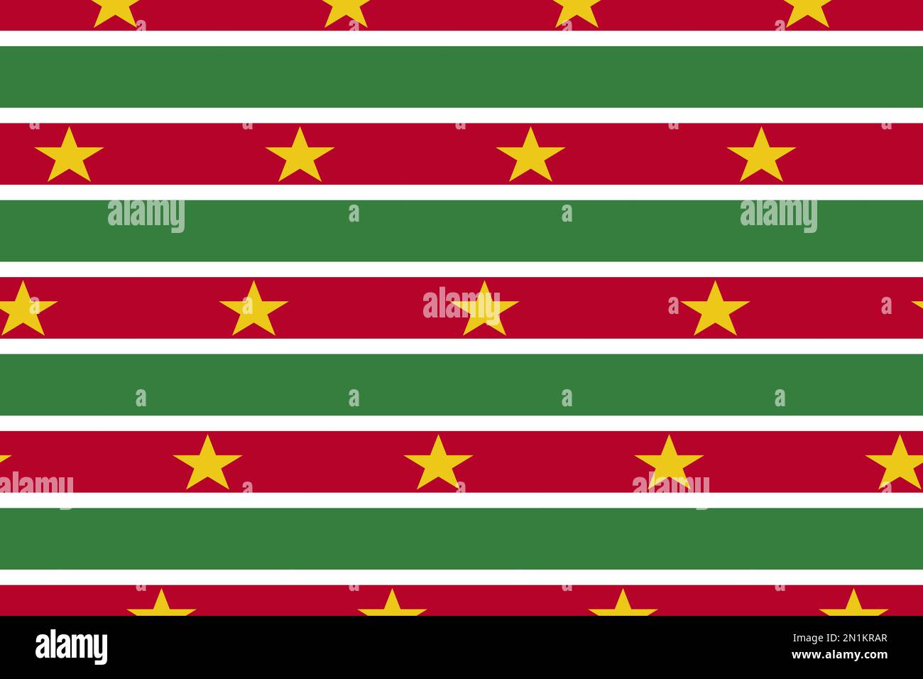 Geometric pattern in the colors of the national flag of Suriname. The ...
