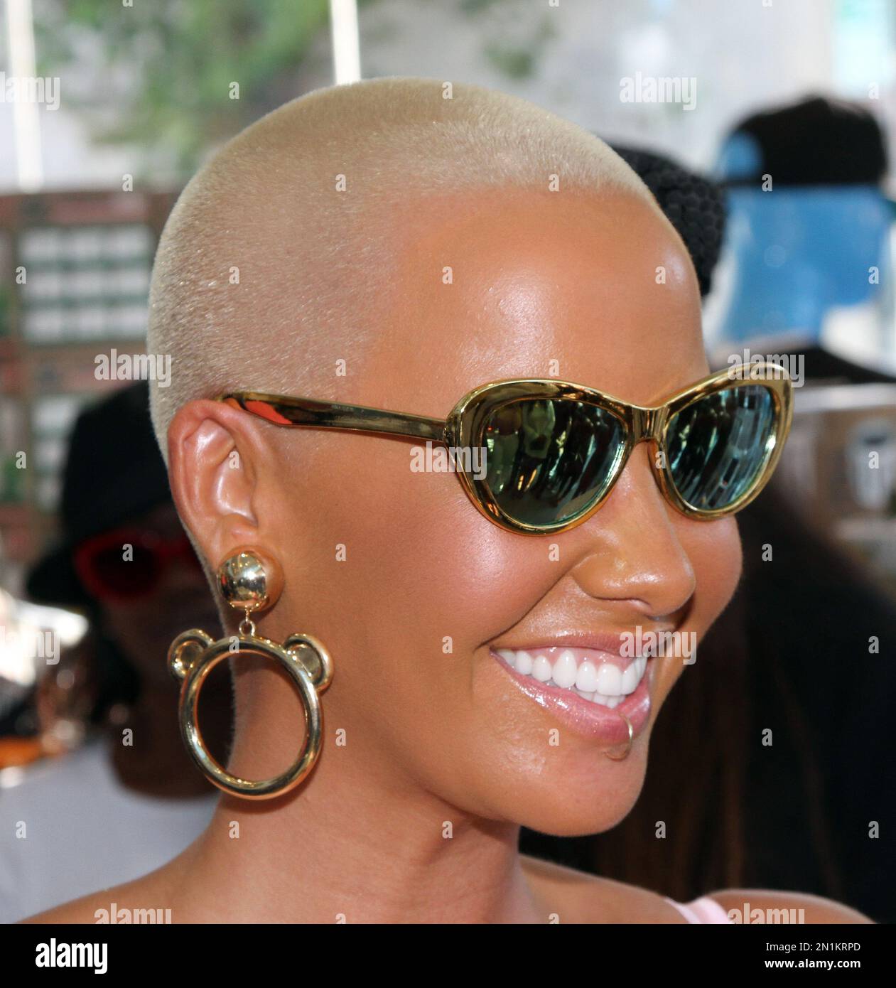 Amber Rose seen at Launch of the New Amber Rose Eyewear Collection at ...