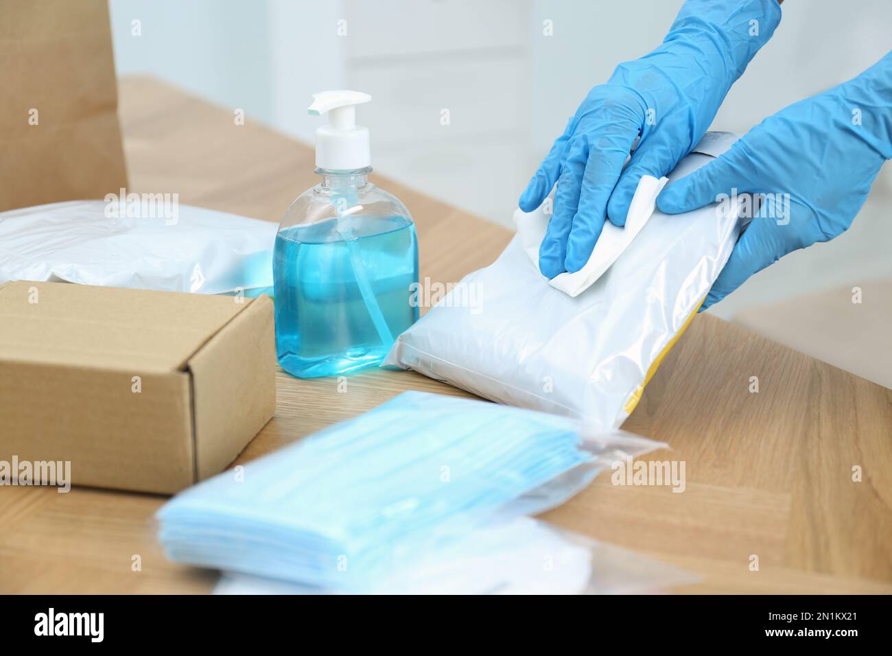 Wet parcel hi-res stock photography and images - Alamy