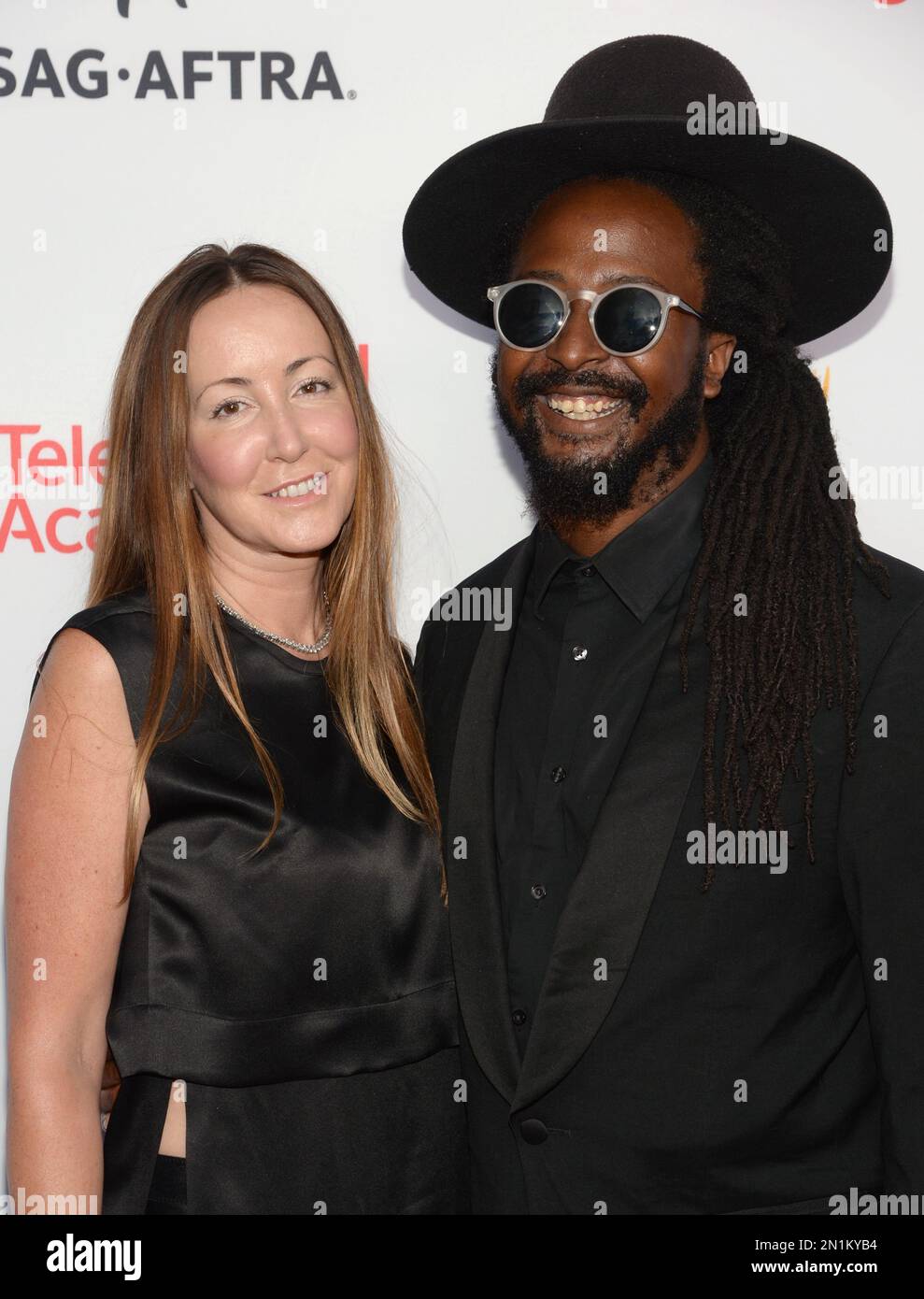 Allen Forrest, right, and Michelle Bennett seen at the Television ...