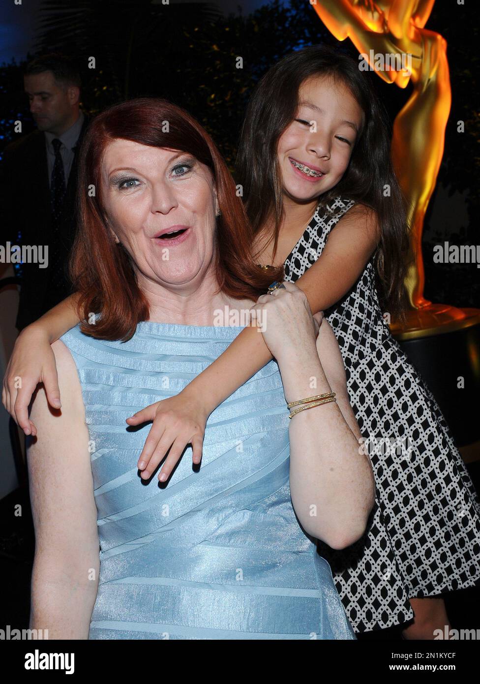 Kate Flannery, left, and Aubrey Anderson-Emmons seen at the Television ...