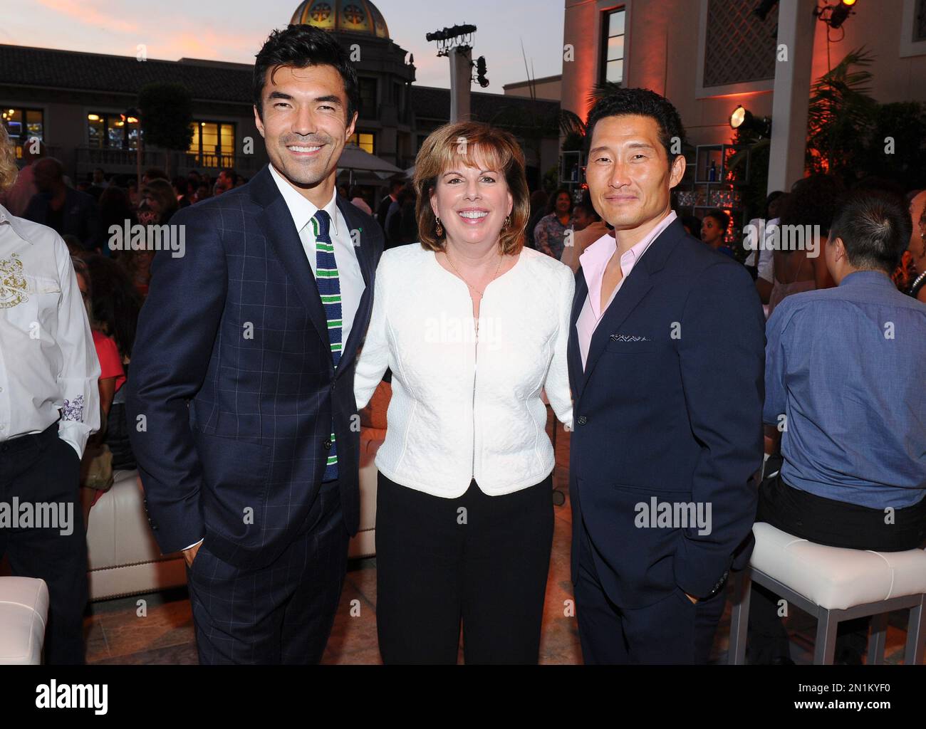 Ian Anthony Dale, from left, Ilyanne Morden Kichaven, executive ...