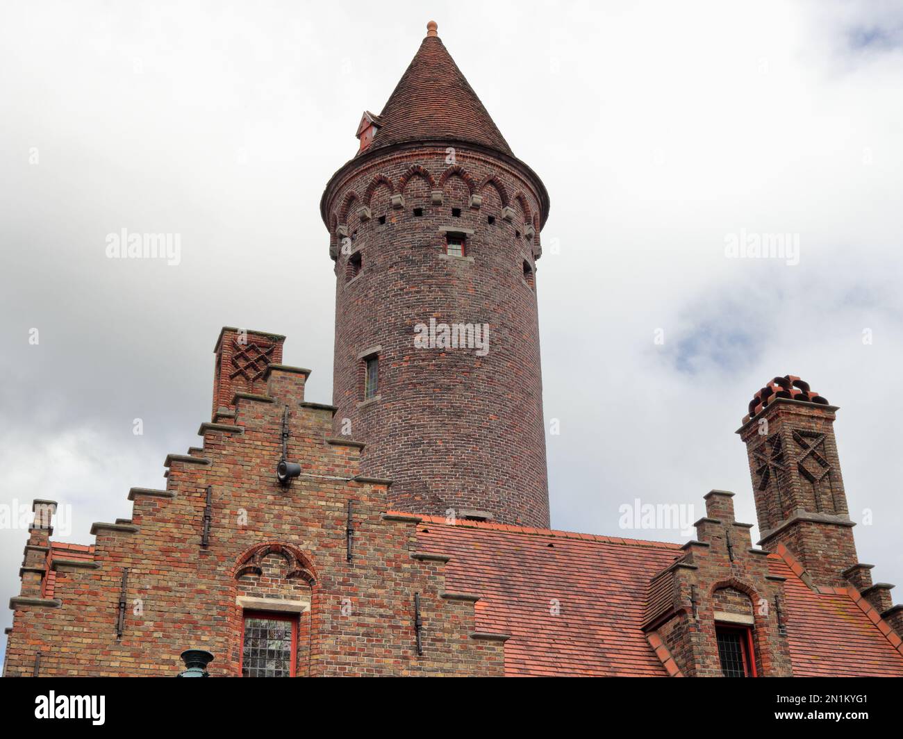 Medieval architecture of Bruges in Flanders, Belgium Stock Photo - Alamy