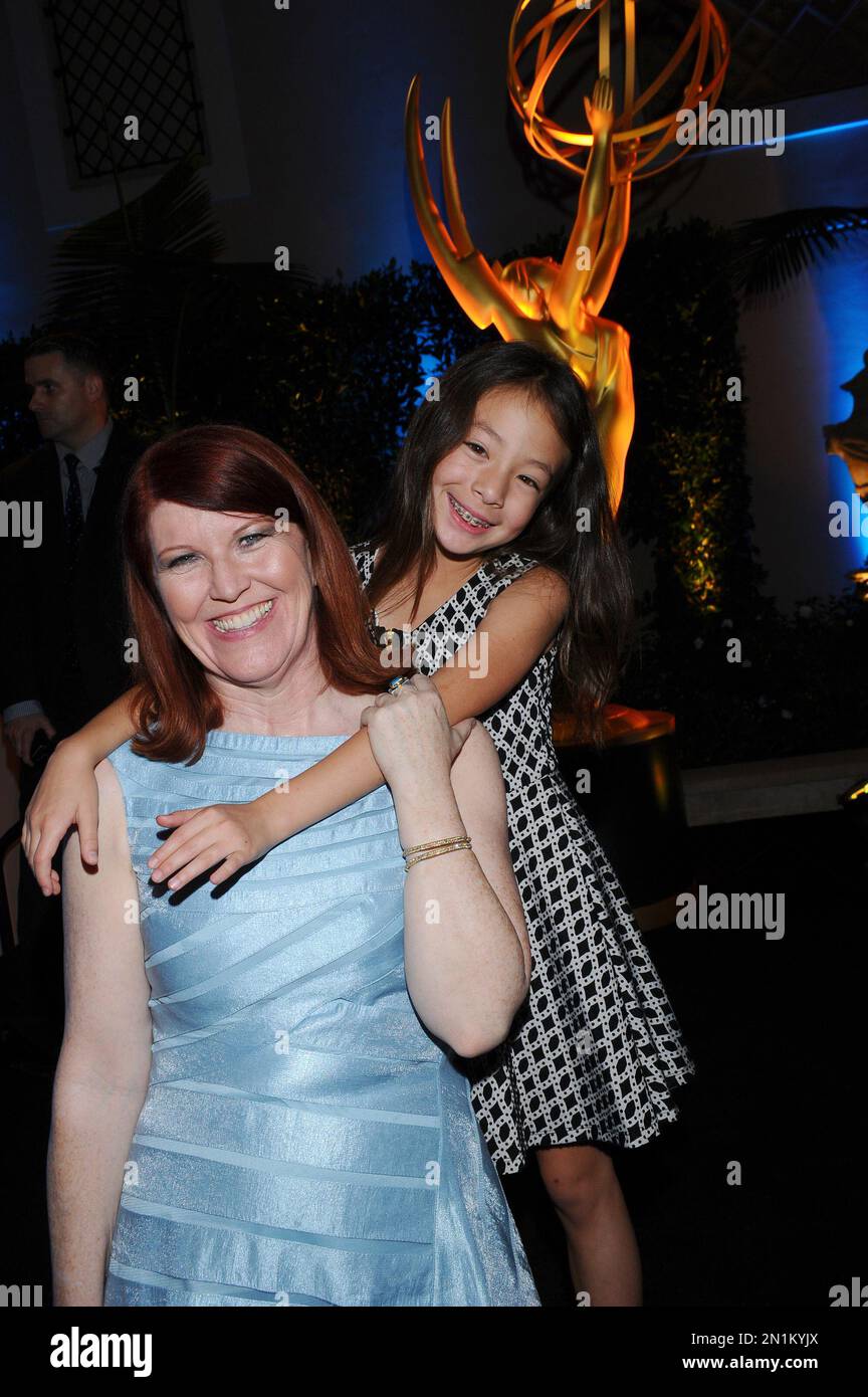 Kate Flannery, left, and Aubrey Anderson-Emmons seen at the Television ...