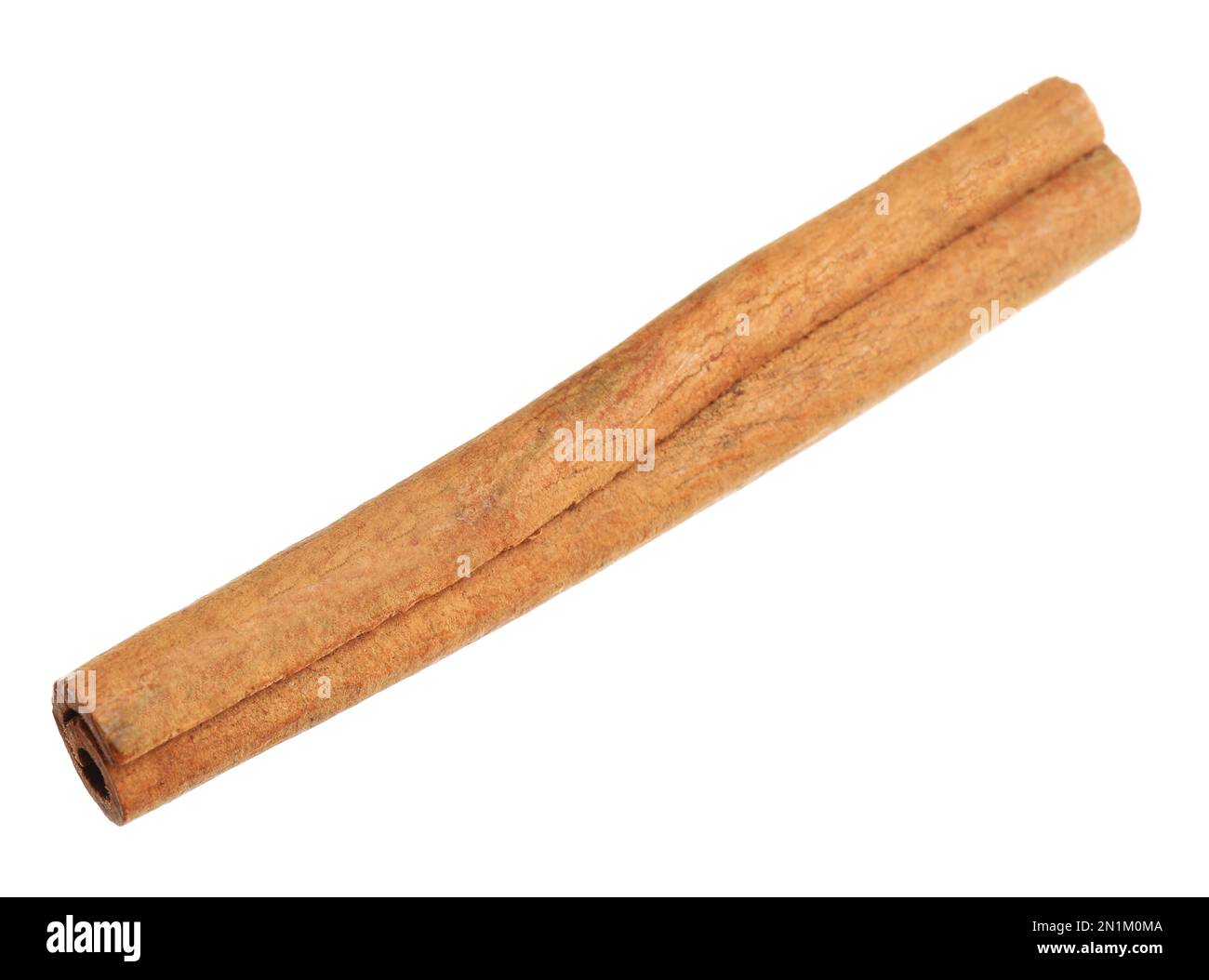 Dry cinnamon stick isolated on white. Mulled wine ingredient Stock ...