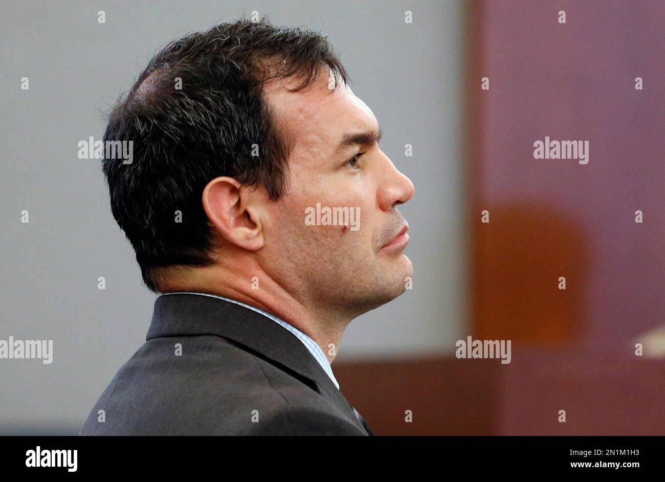 George Tiaffay appears in court Thursday, Aug. 27, 2015, in Las Vegas ...