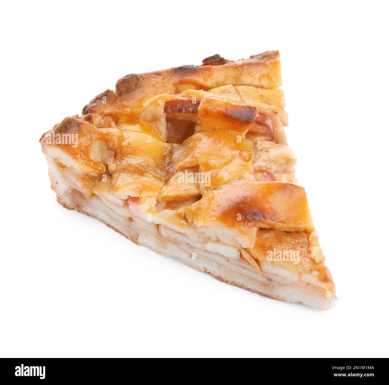 Autumn apple pie slice Cut Out Stock Images & Pictures - Alamy