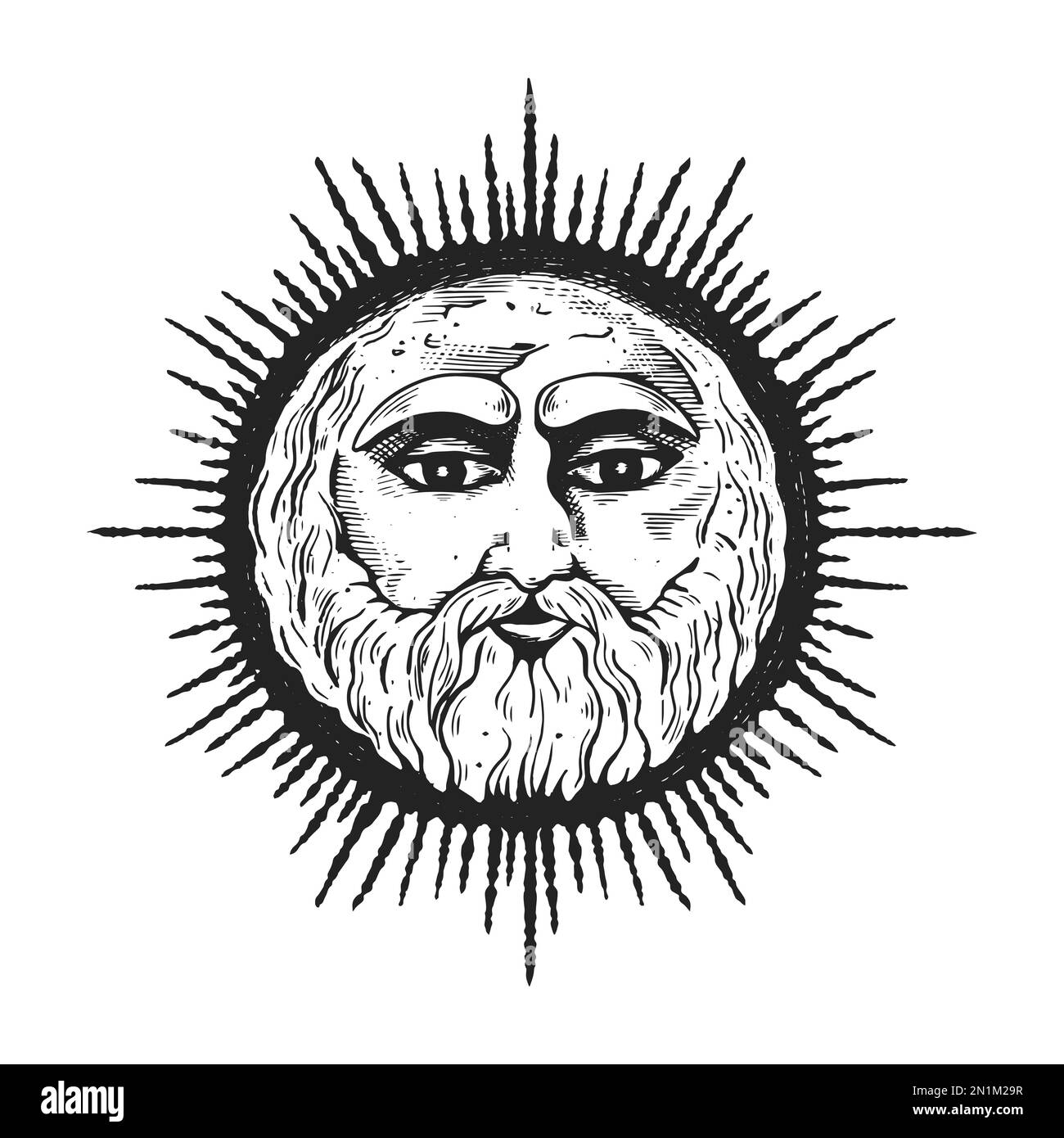 Sun drawing vector illustration Stock Vector Image & Art - Alamy