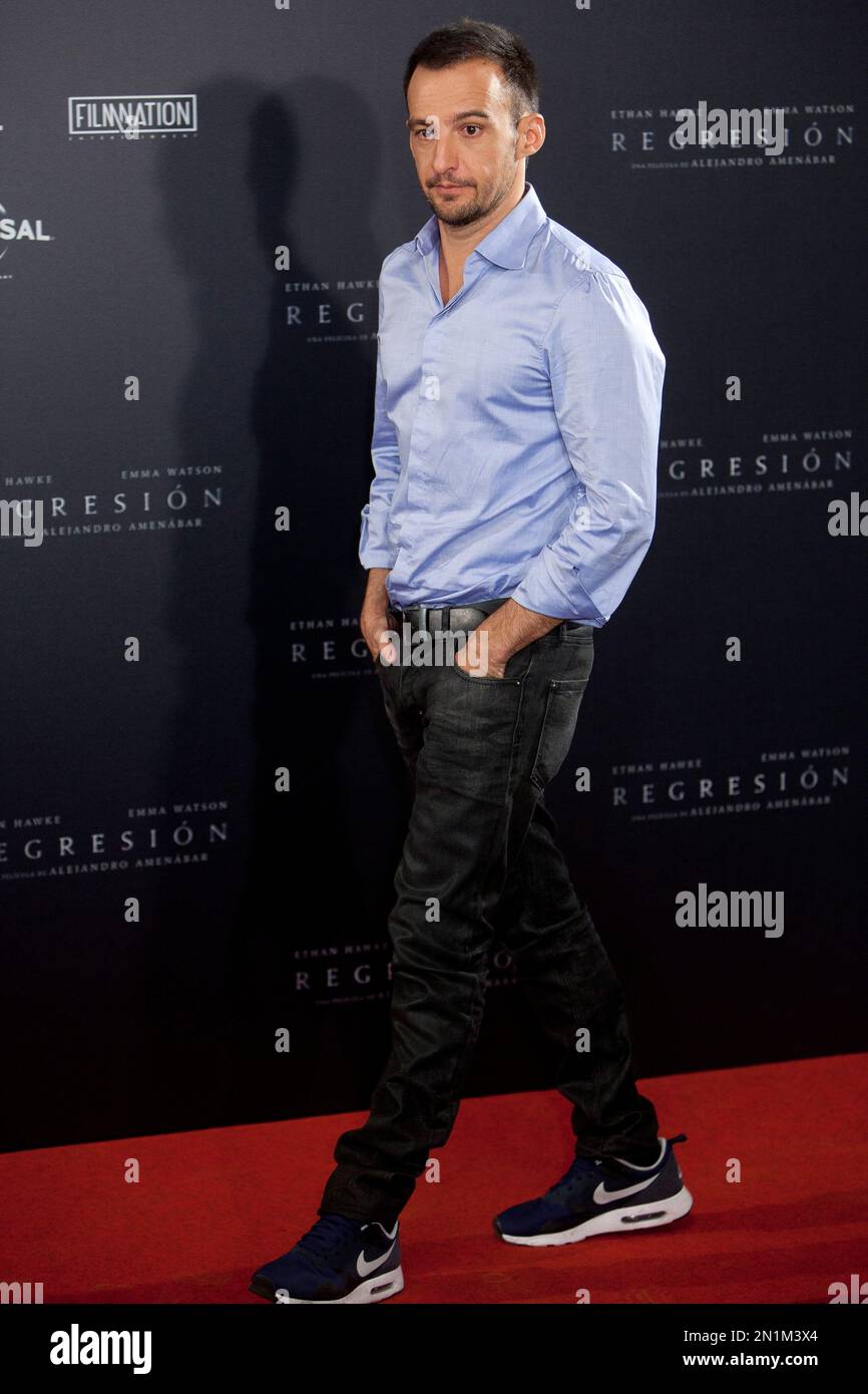 Spanish director Alejandro Amenabar poses for photographers during the ...