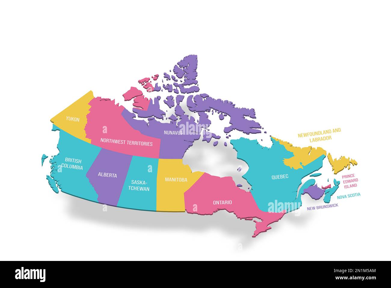 Canada Political Map Provinces