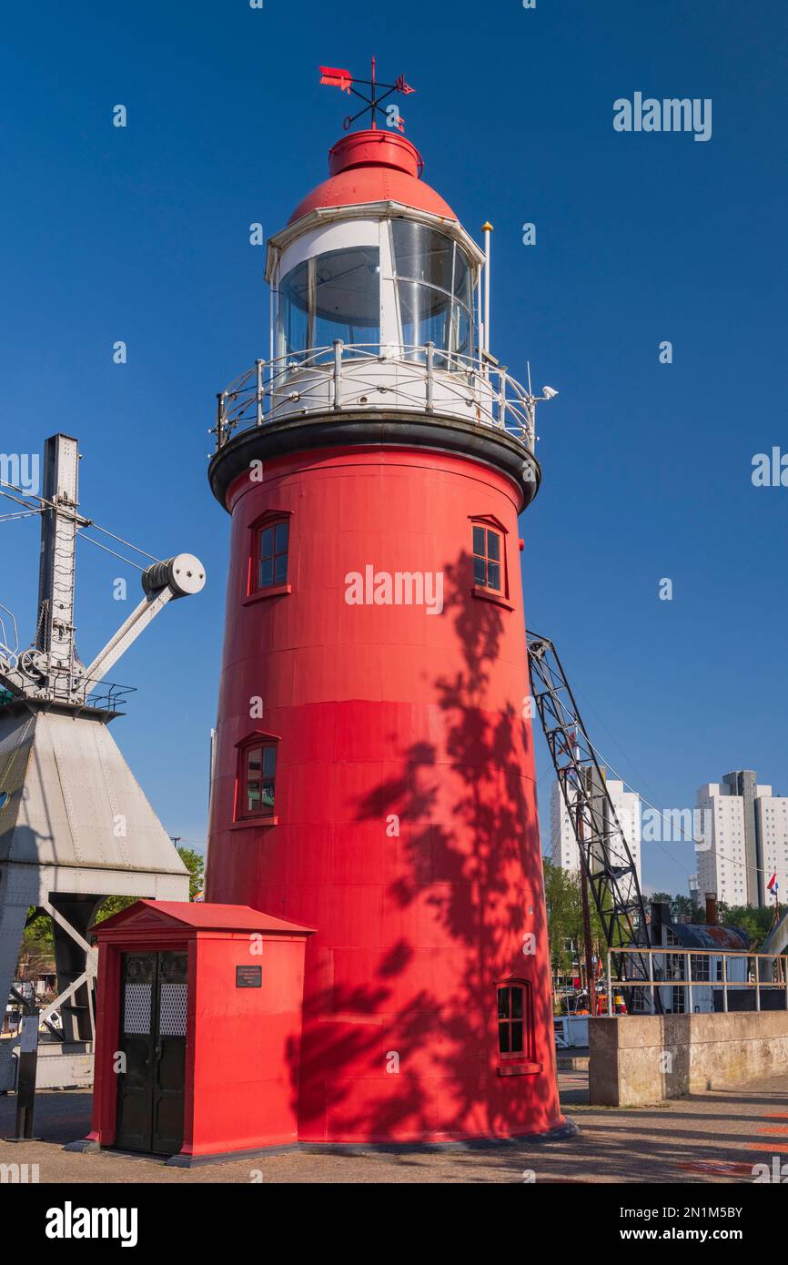 Holland, Rotterdam, The Maritime Museum, The Low Light of the Hook of ...