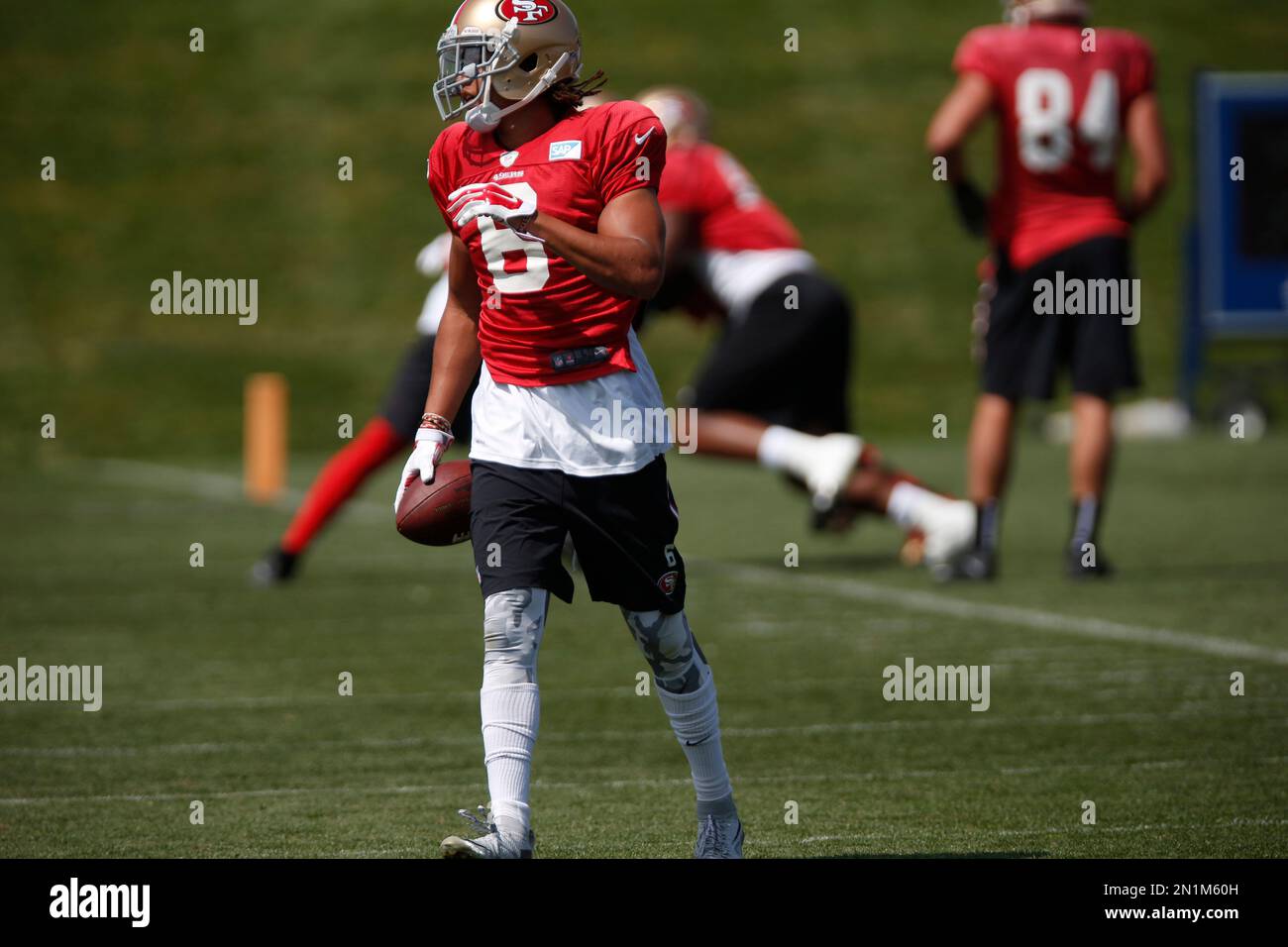 San Francisco 49ers wide receiver Dres Anderson (6) during an NFL ...