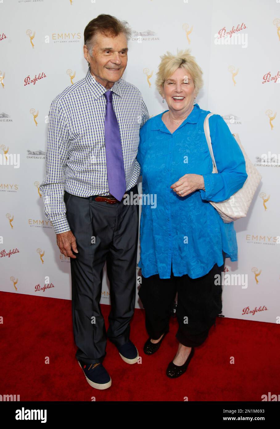 Fred Willard, left and Mary Lovell seen at the Television Academy's ...