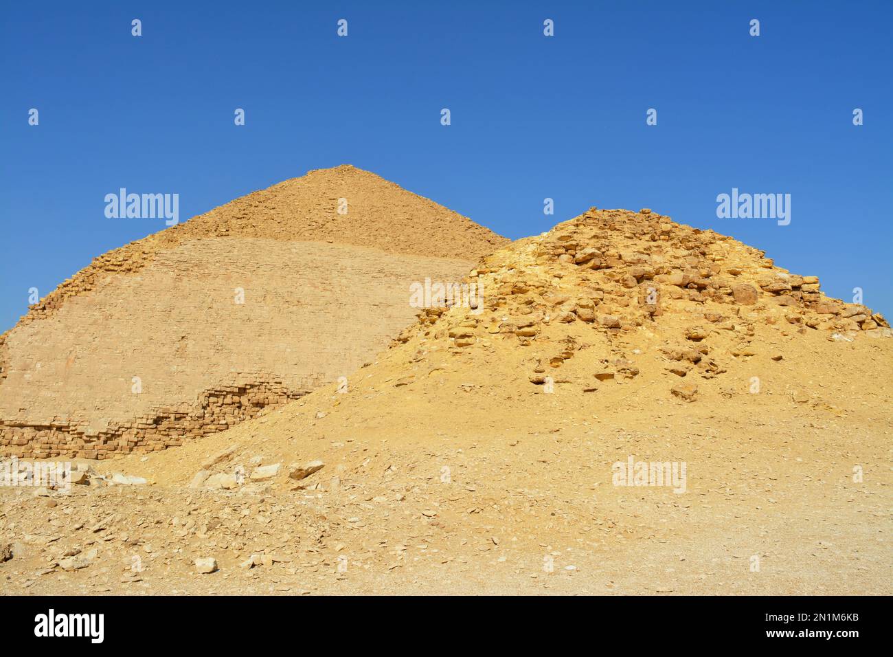 The satellite and the bent pyramids, Satellite one is located 55 meters ...