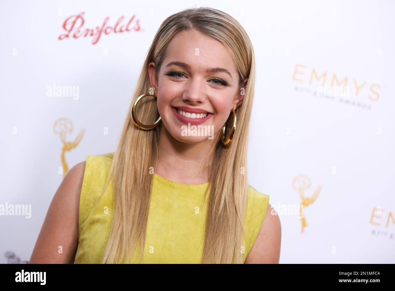Sadie Calvano arrives at the 2015 Performers Peer Group Celebration ...