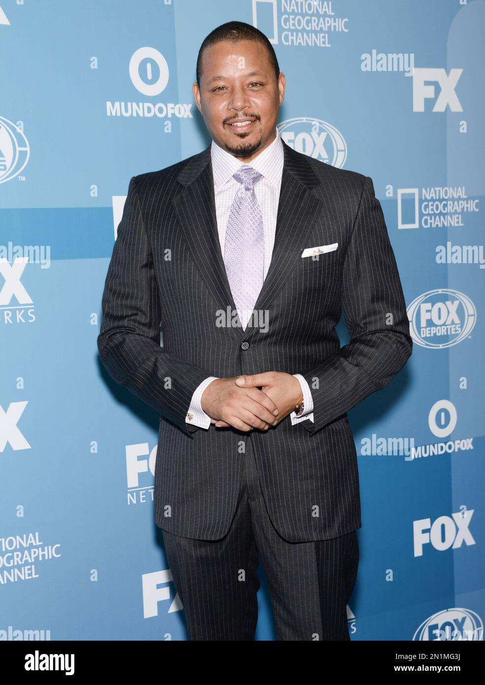 Terrence Howard arrives at the Fox Network 2015 Programming Upfront at ...