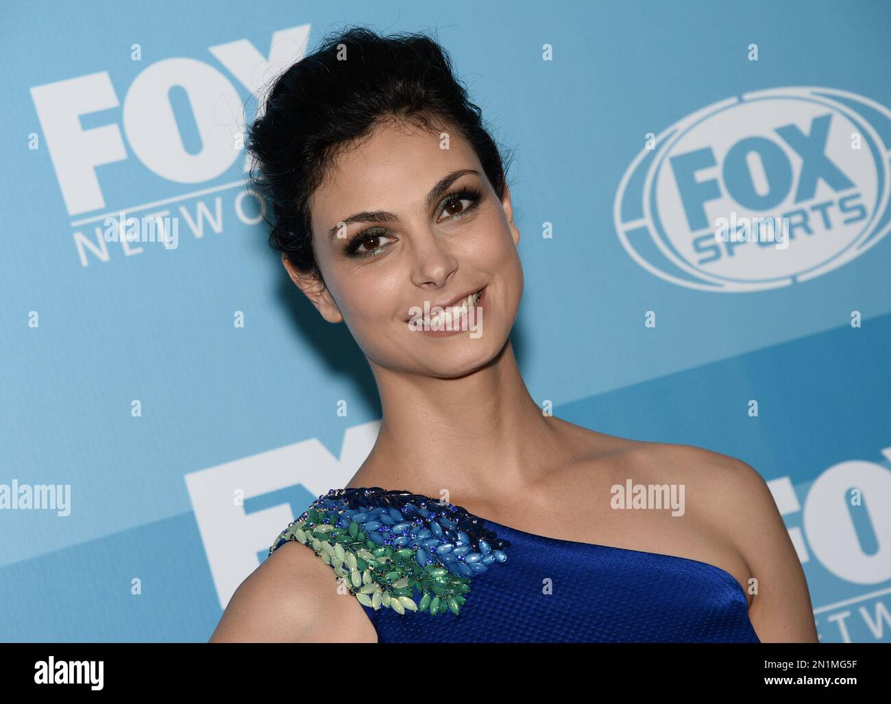 Morena Baccarin arrives at the Fox Network 2015 Programming Upfront at ...