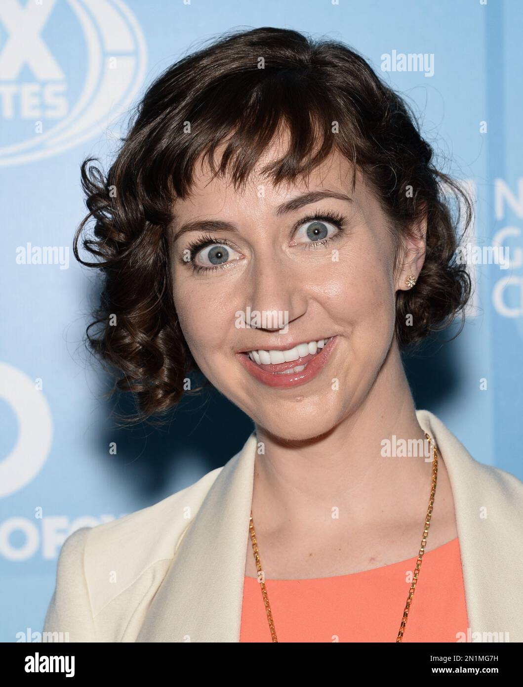 Kristen Schaal arrives at the Fox Network 2015 Programming Upfront at ...