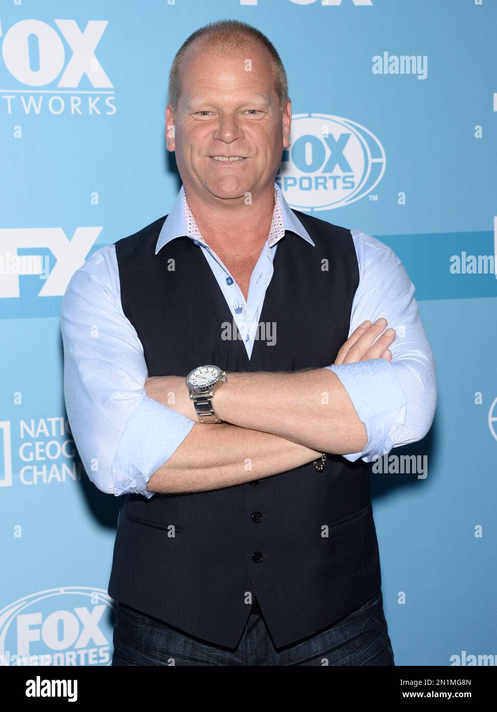 Mike Holmes arrives at the Fox Network 2015 Programming Upfront at ...
