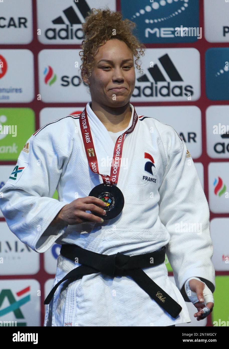 Cloe Buttigied of France during the Judo Paris Grand Slam 2023 on ...