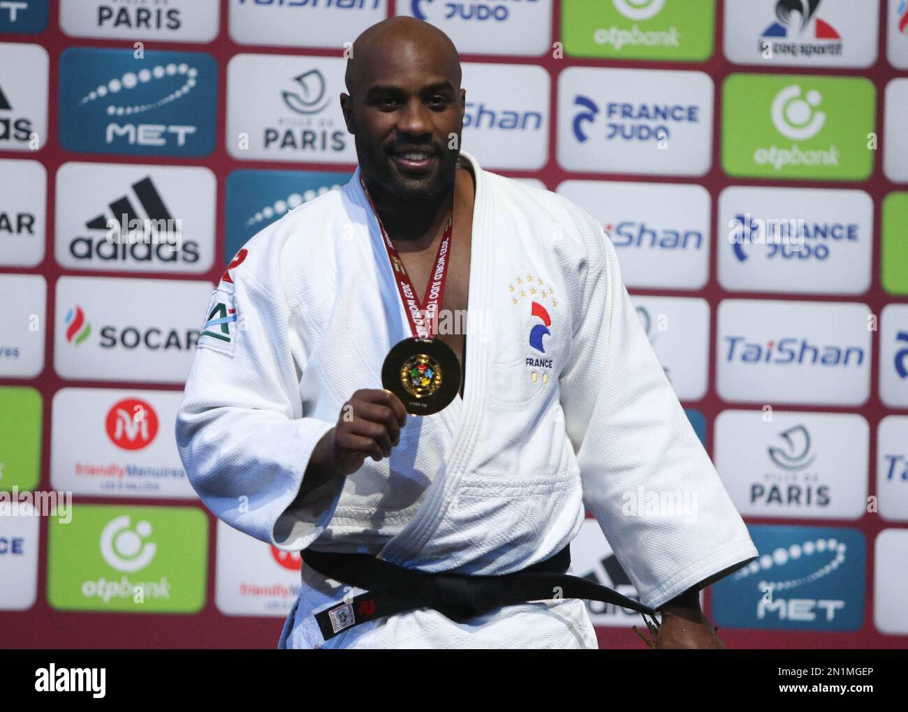Teddy Rinner of Franced uring the Judo Paris Grand Slam 2023 on ...