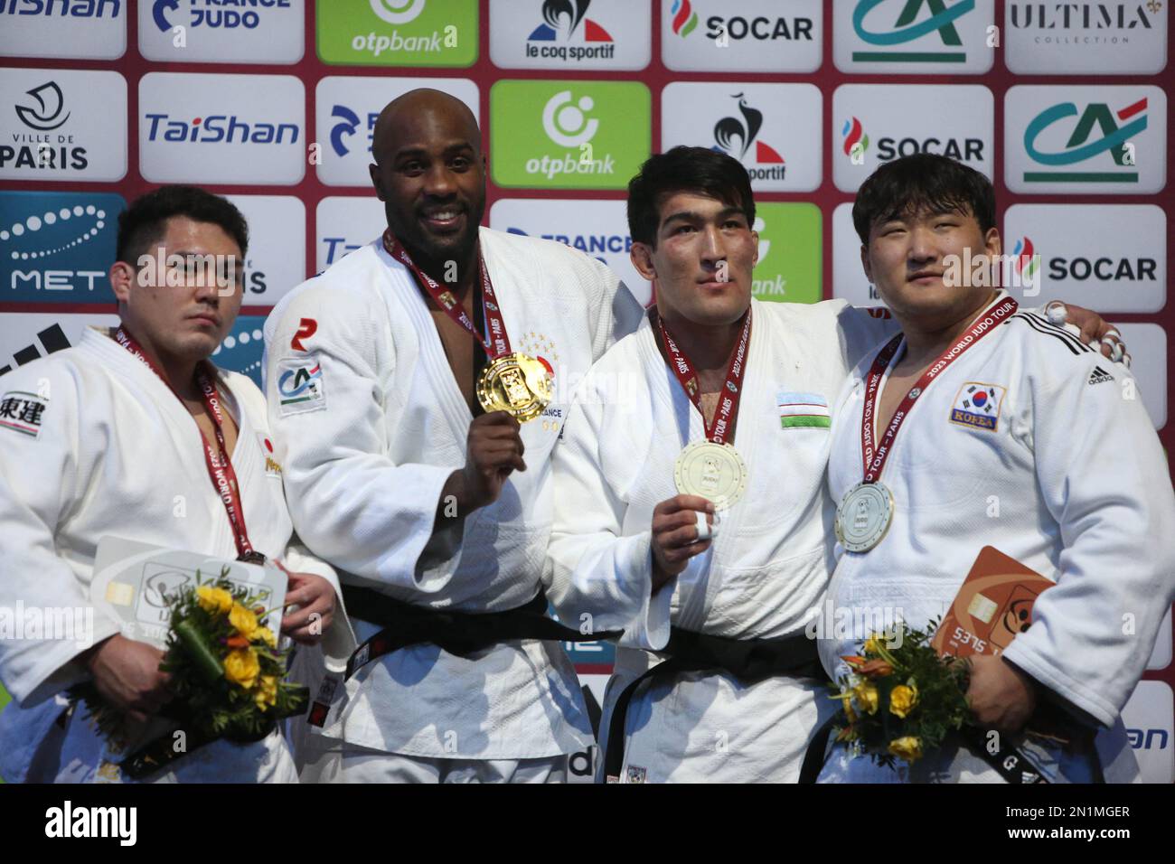Teddy Rinner of Franced uring the Judo Paris Grand Slam 2023 on ...