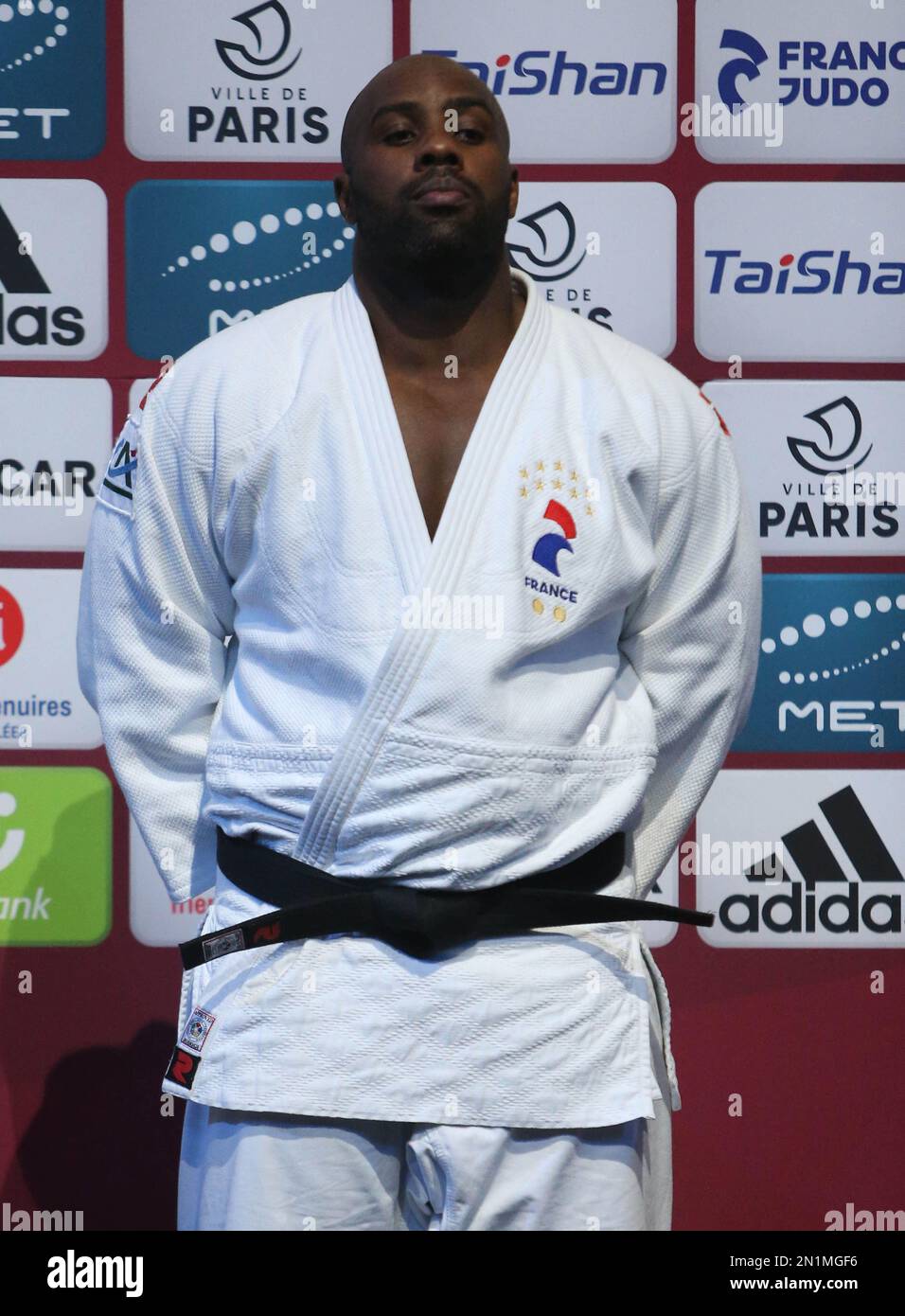 Teddy Rinner of Franced uring the Judo Paris Grand Slam 2023 on ...