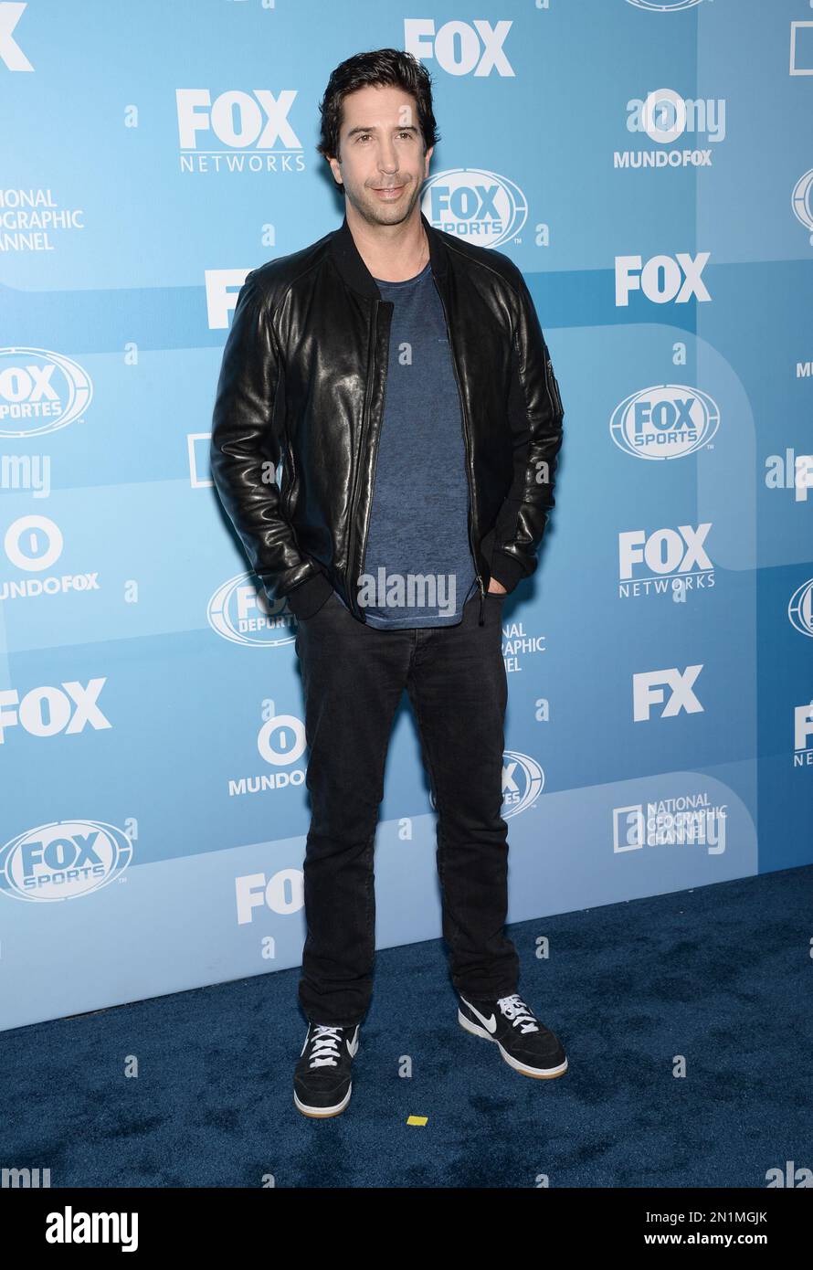David Schwimmer arrives at the Fox Network 2015 Programming Upfront at ...