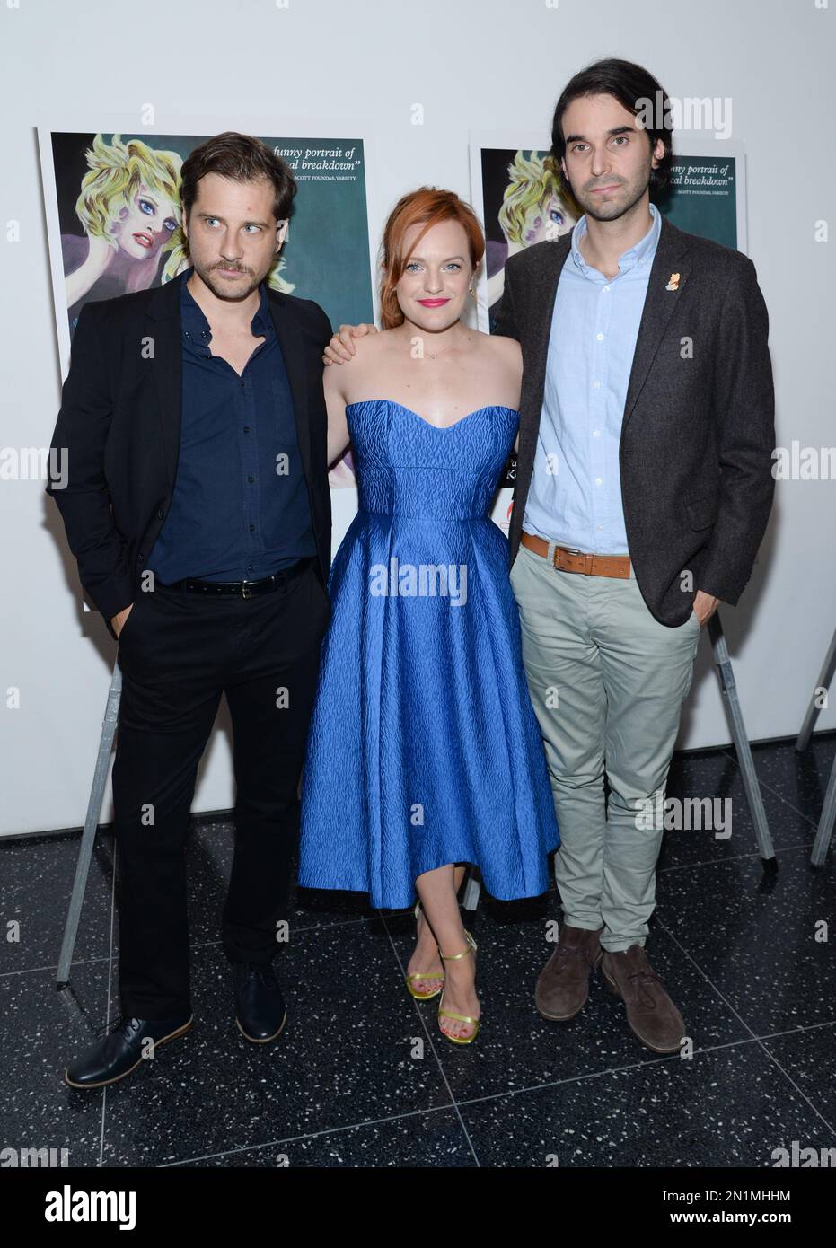 Actor Kentucker Audley, left, actress Elisabeth Moss and director Alex ...