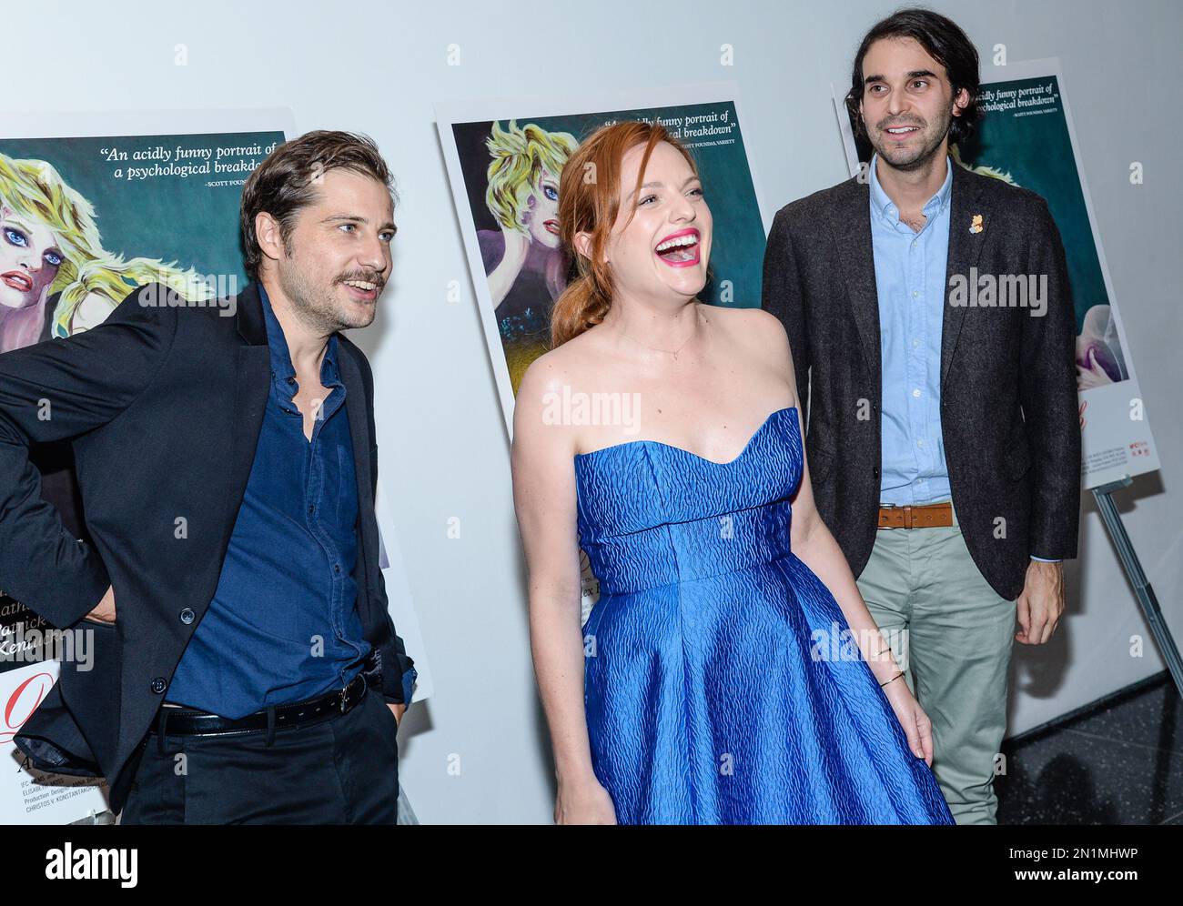 Actor Kentucker Audley, left, actress Elisabeth Moss and director Alex ...