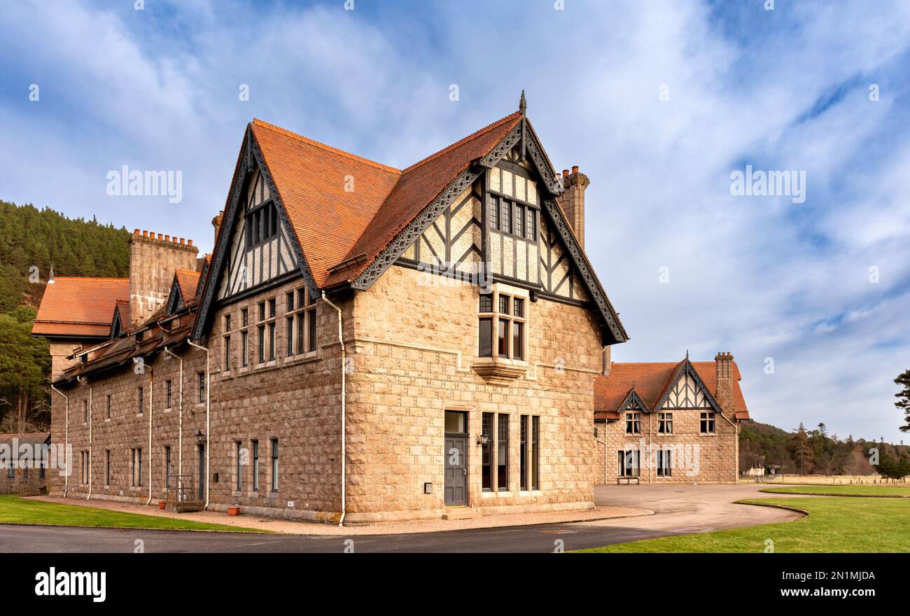 Braemar Aberdeenshire Scotland Mar Lodge Estate an aspect of main ...